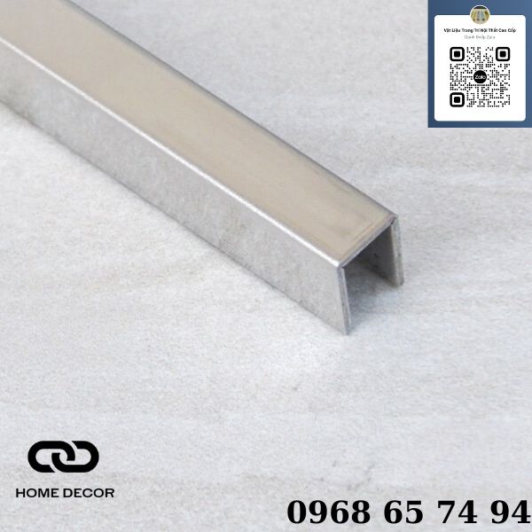 Nẹp U Inox 20x20 Cao Cấp - Hàng Chính Hãng Giao Nhanh!